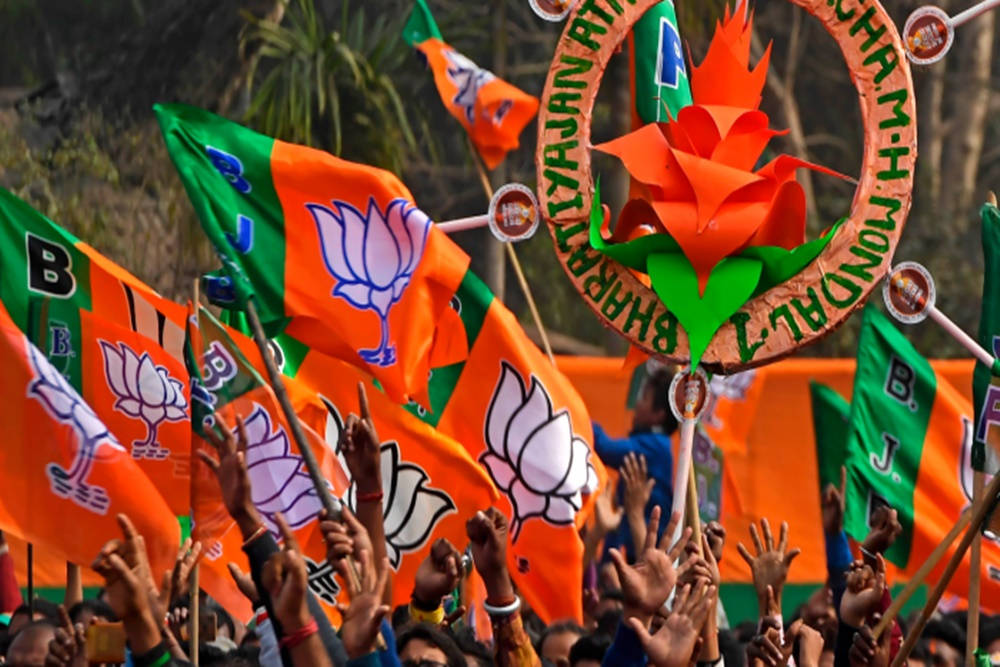 Bjp Flag Background Png