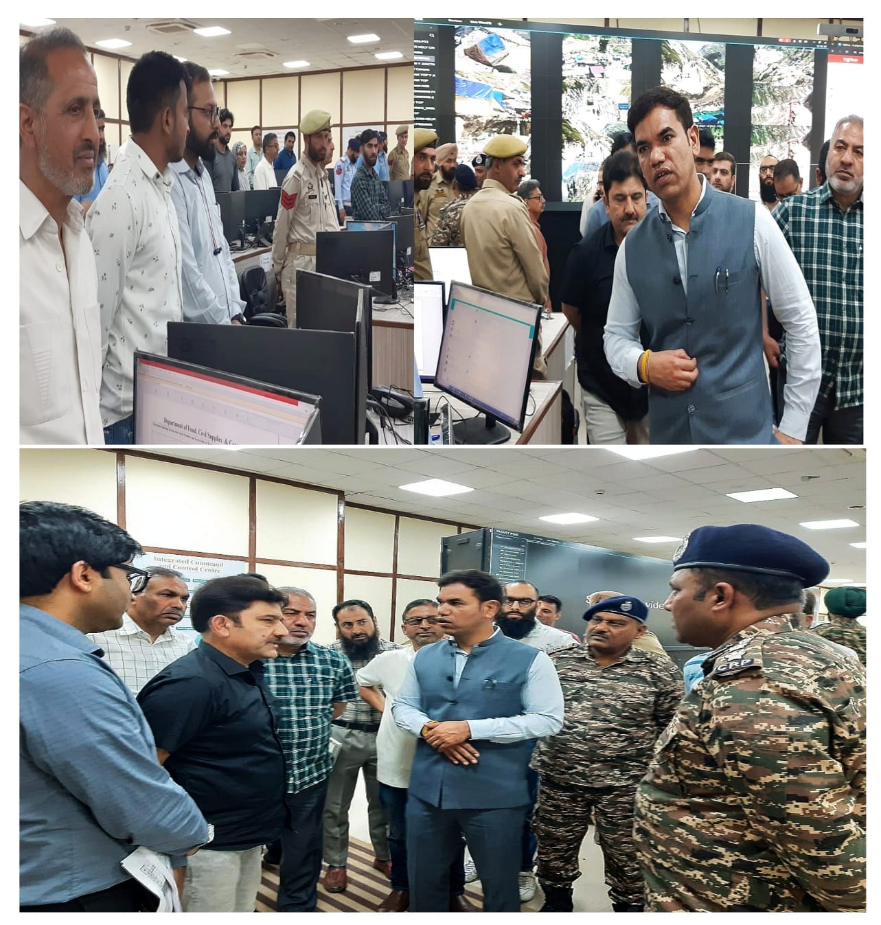 Amarnathji Yatra: Div Com visits command centre in Srinagar – Rising ...