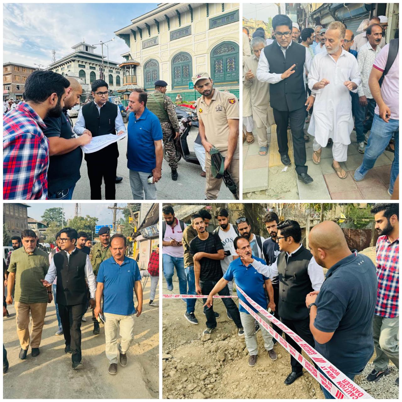 CEO, SSCL Conducts Inspection of Smart City Projects in Downtown areas – Rising Kashmir
