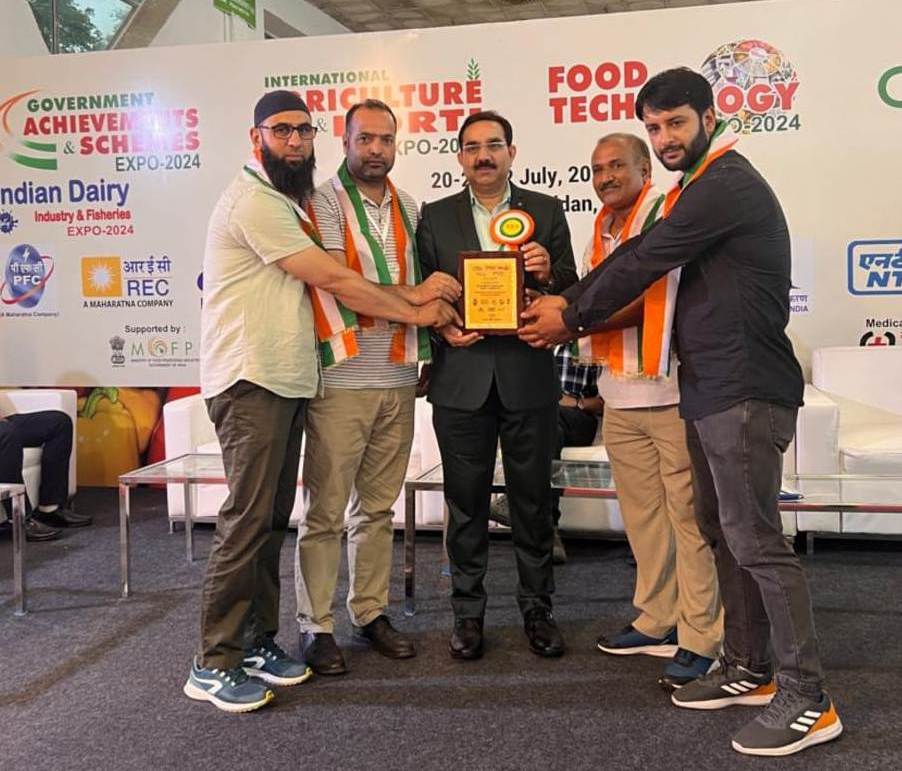 J&K Horticulture Dept bags 1st position at Int’l Agri & Horti Expo – Rising Kashmir
