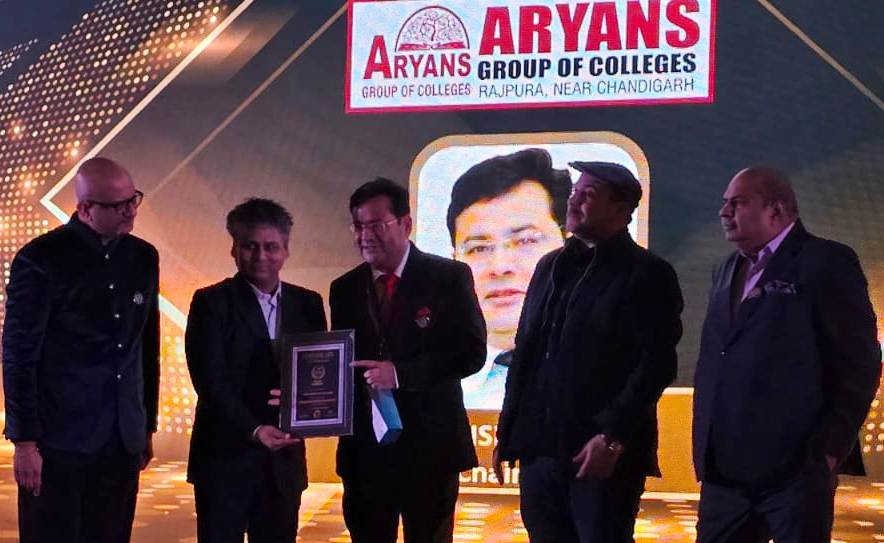 Aryans Group Chandigarh honoured with prestigious achievers award ...