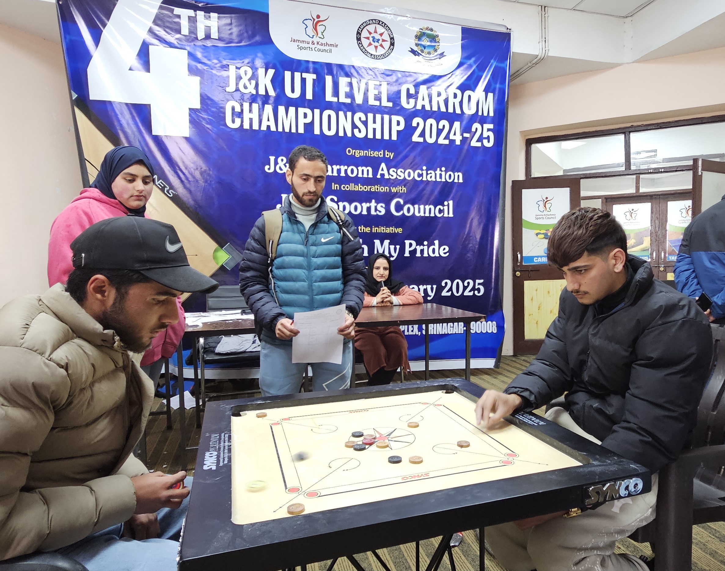 J&K UT Level Carrom Championship 2024-25 Amid Tough Competition ...
