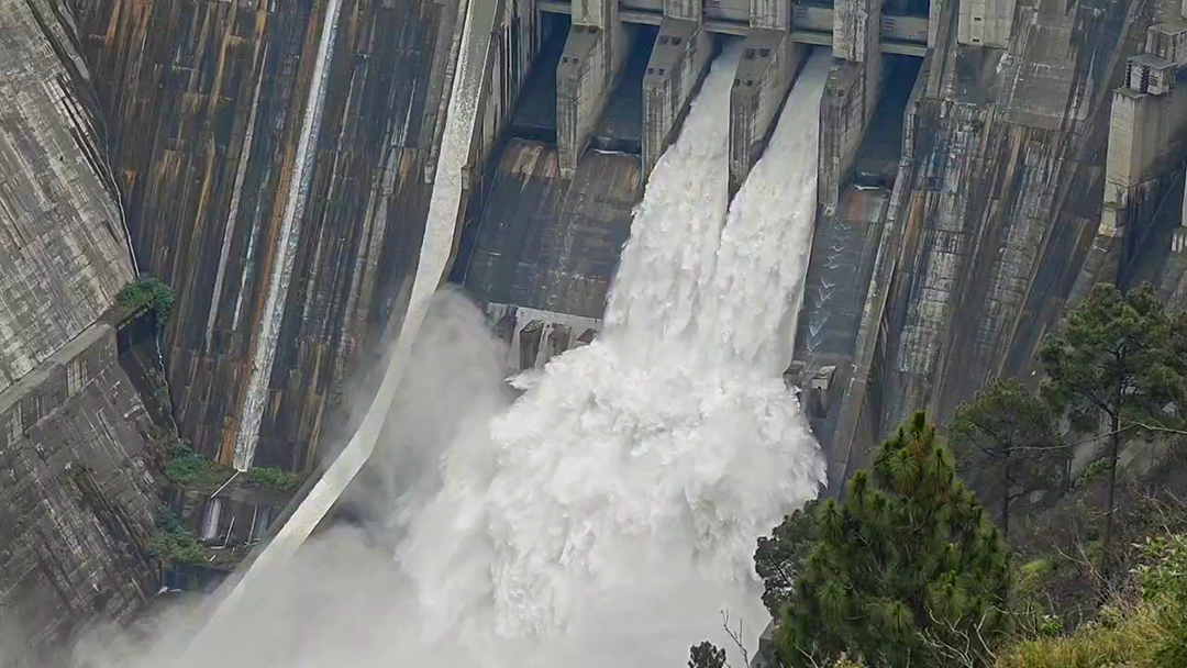 Three gates of Baglihar dam opened as Chenab river swells after heavy ...