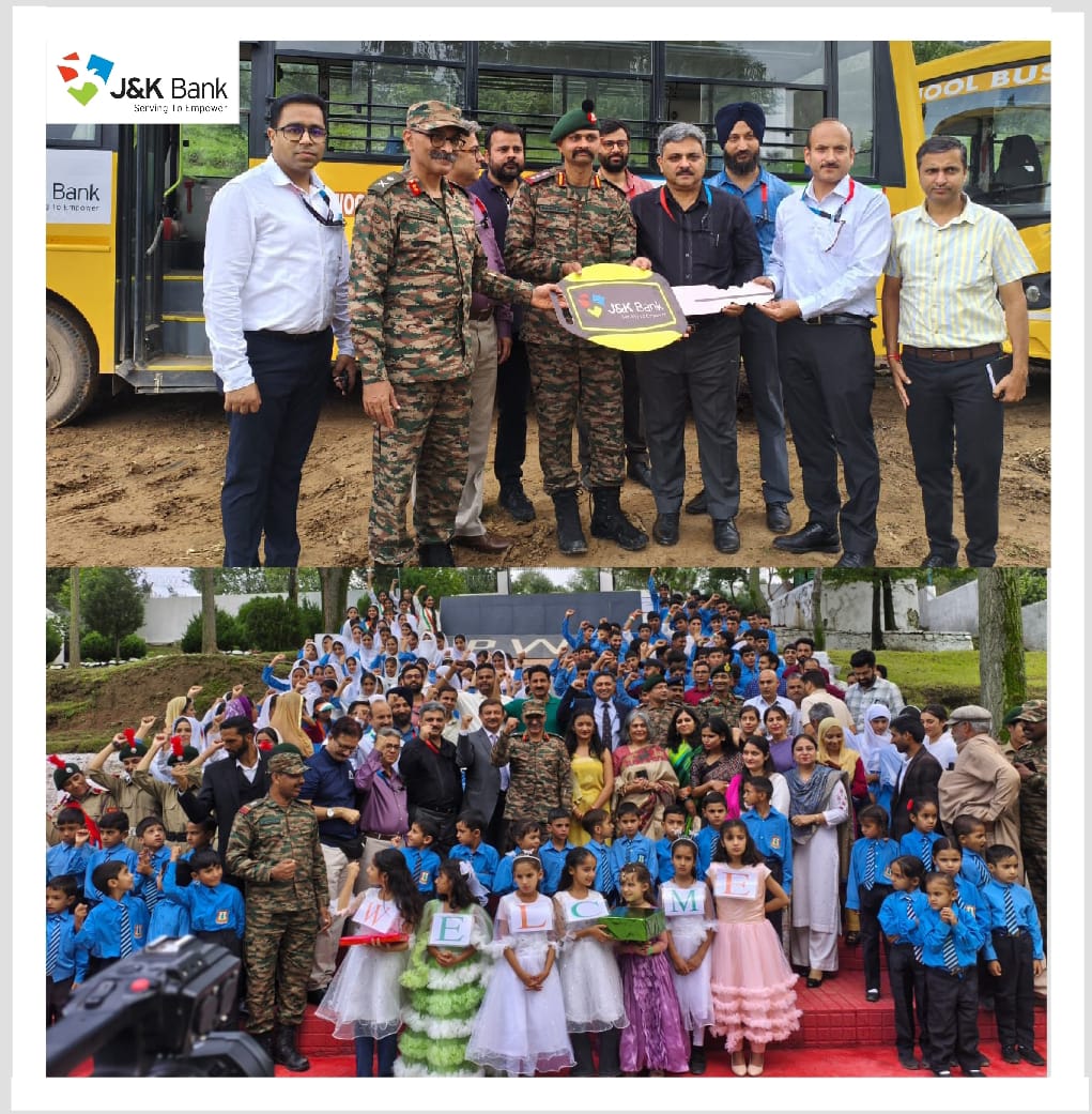 J&K Bank provides bus to Balakote school under CSR – Rising Kashmir