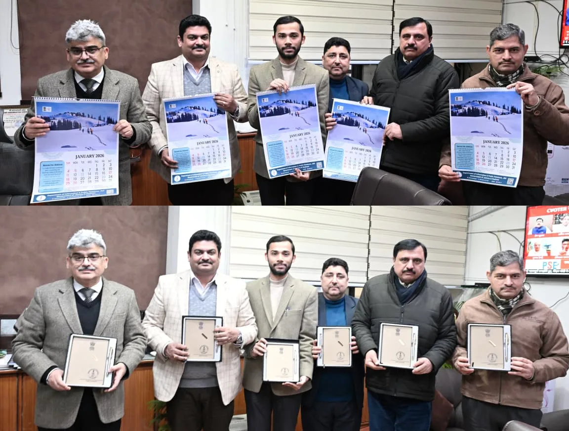 CS releases DIPR calendar-2026, official diary – Rising Kashmir