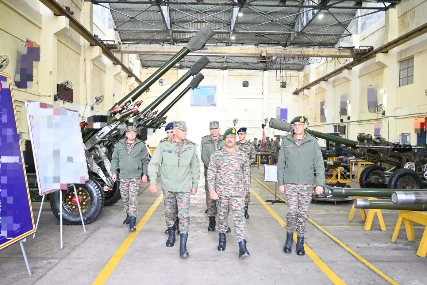 Lt Gen Sharma reviews drone maintenance, fabrication facilities ...