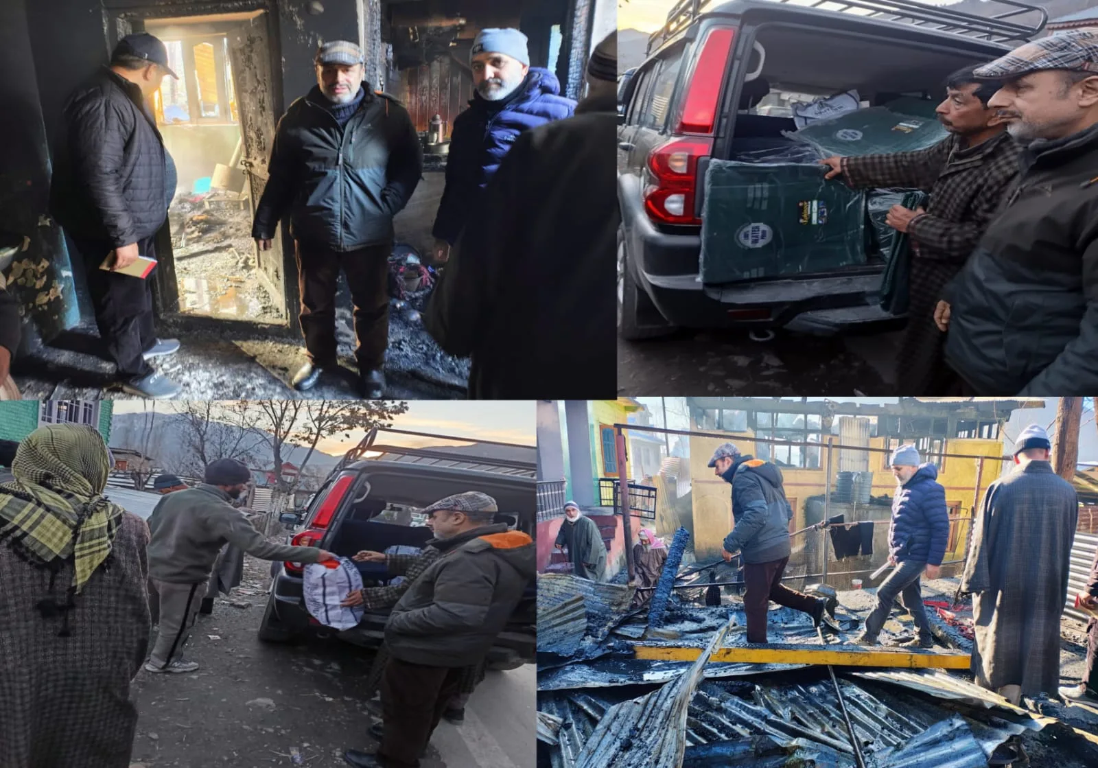 District Adm provides immediate relief to fire affected families of ...