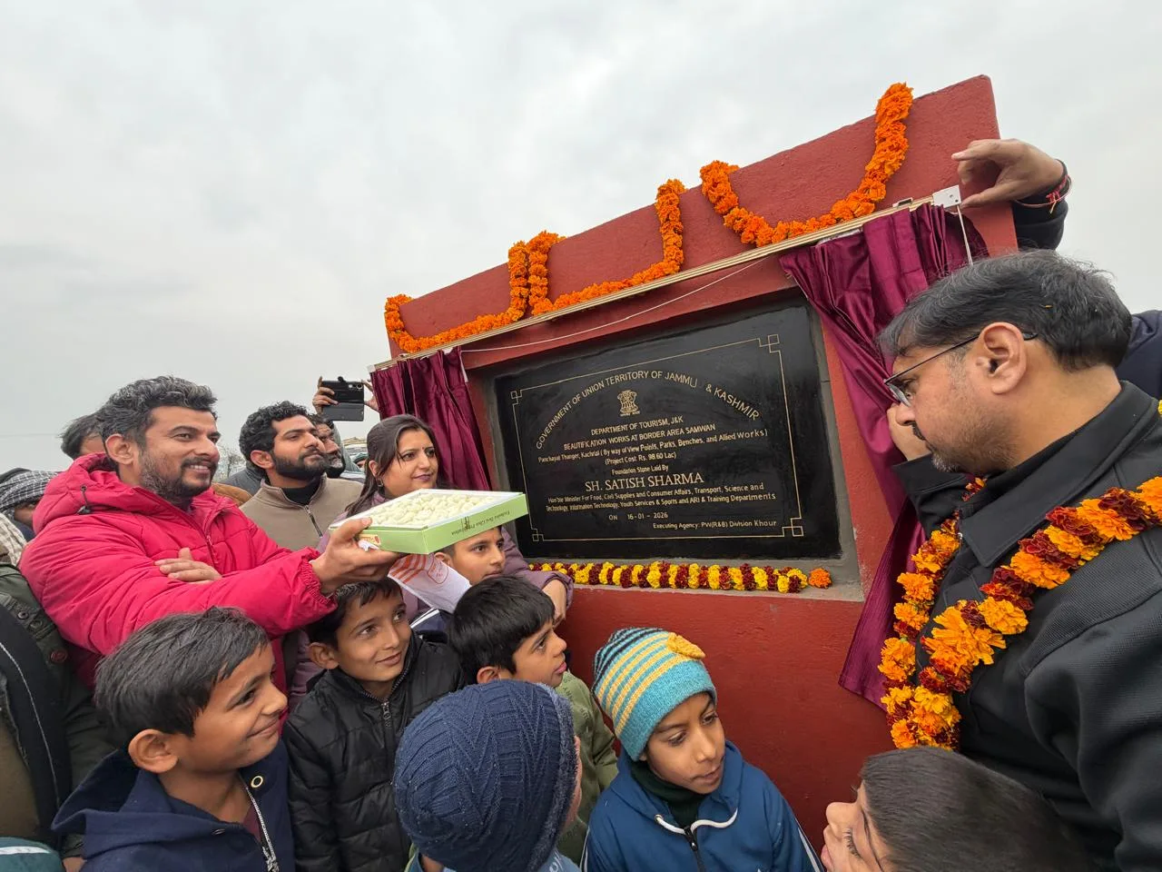 Sharma lays foundation stone for ₹98.60 lakh beautification project ...